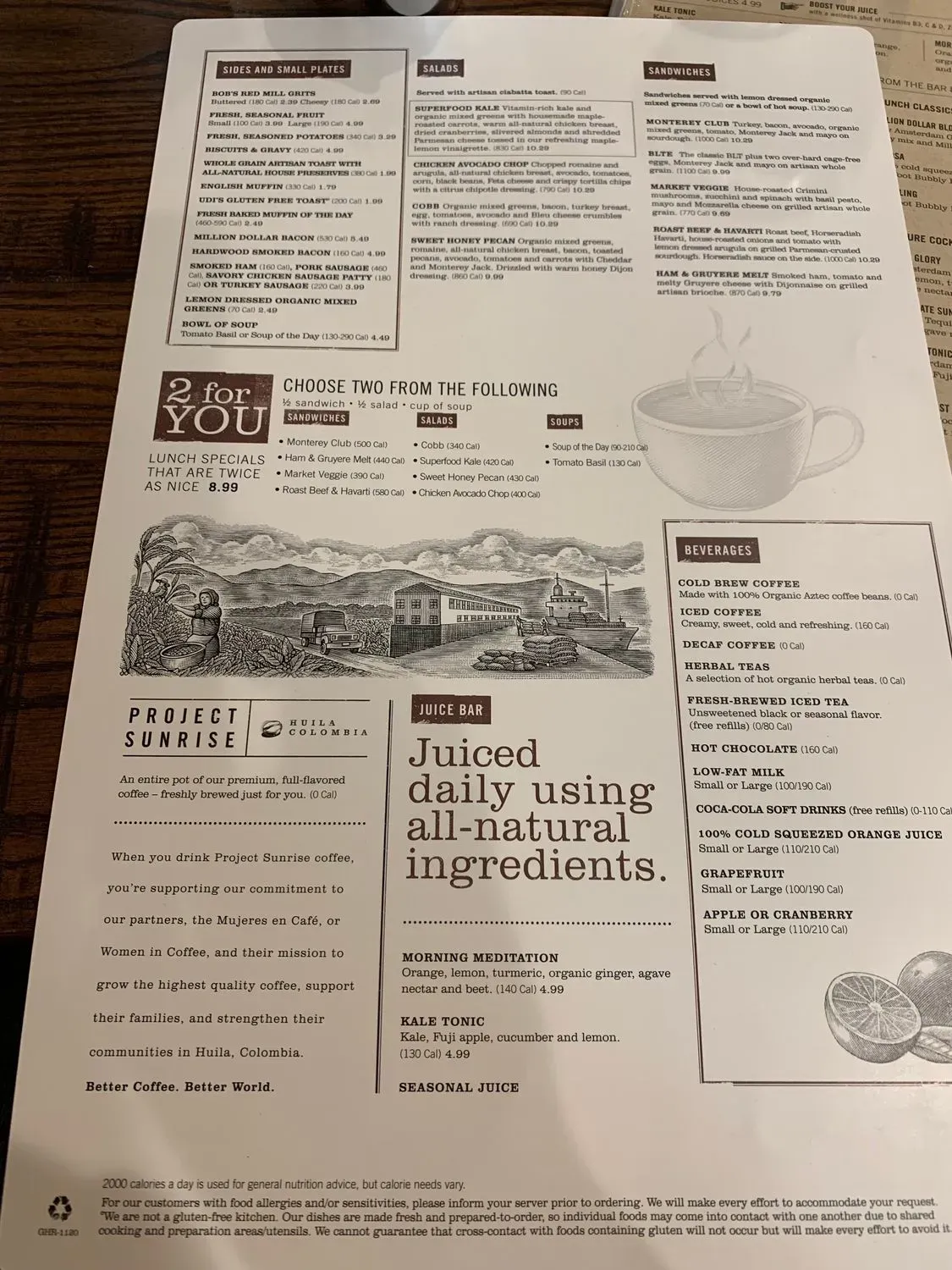 First Watch Menu - Updated October 2025