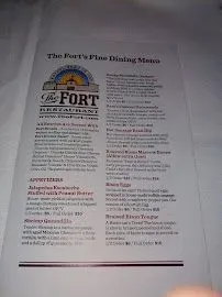 The Fort Menu - Updated November 2025