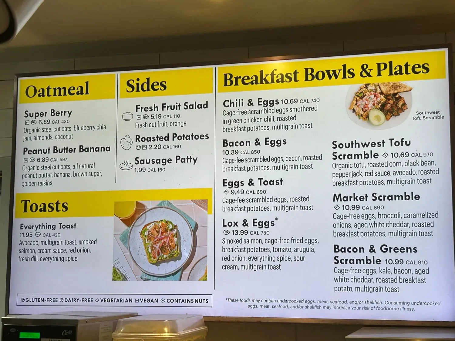 Modern Market Menu - Updated October 2025