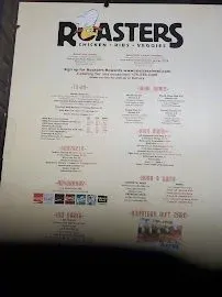 Roasters Menu - Updated November 2025