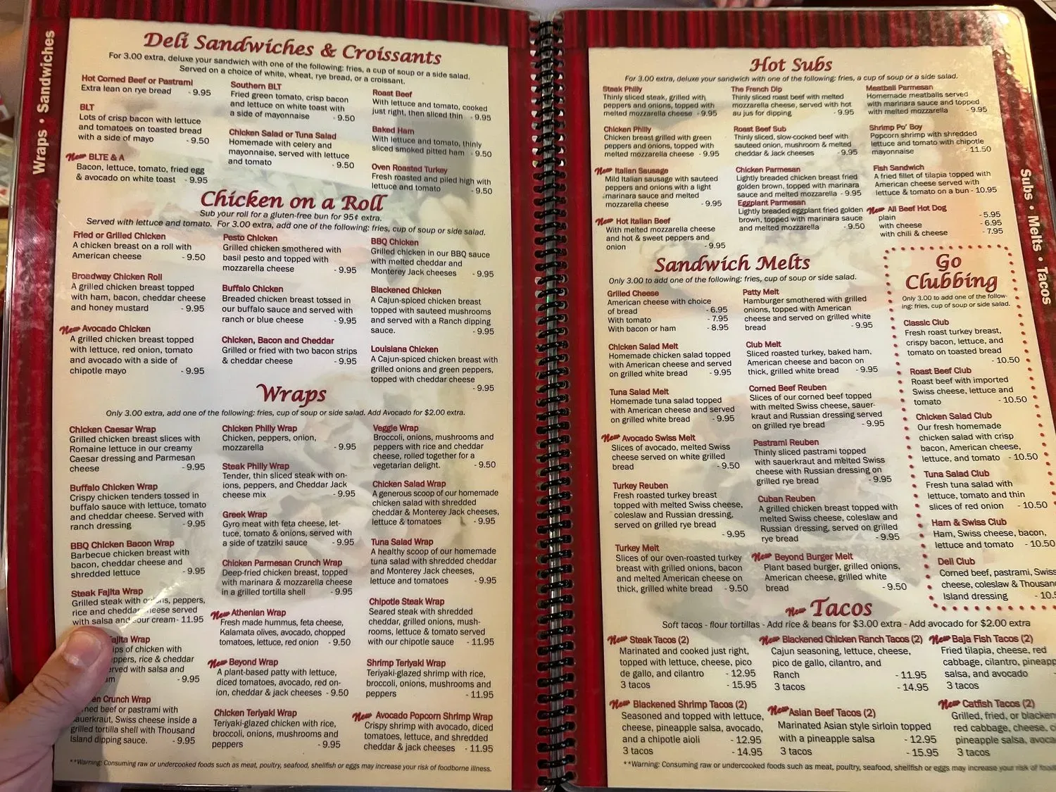 Broadway Diner Menu - Updated October 2025