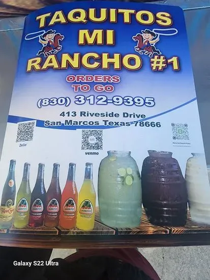 Taquitos Mi Rancho Menu | San Marcos, TX | Checkle