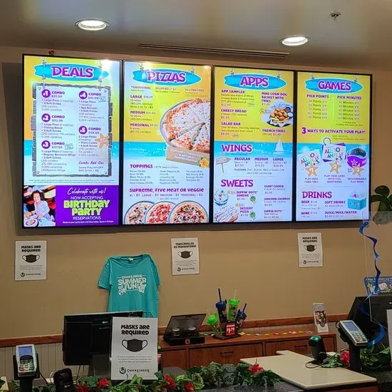 Chuck E. Cheese Menu | Lancaster, CA | Checkle