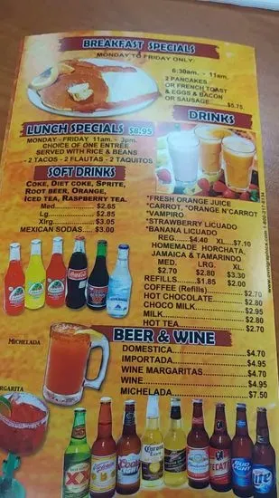 El Corral Mexican Grill Menu | Riverside, CA | Checkle