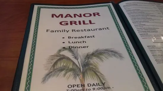 Manor Grill Menu | San Leandro, CA | Checkle