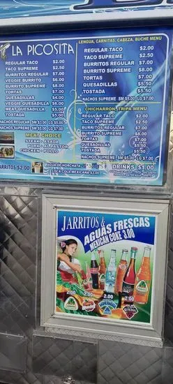 La Picosita (Food Truck) Menu | Lodi, CA | Checkle