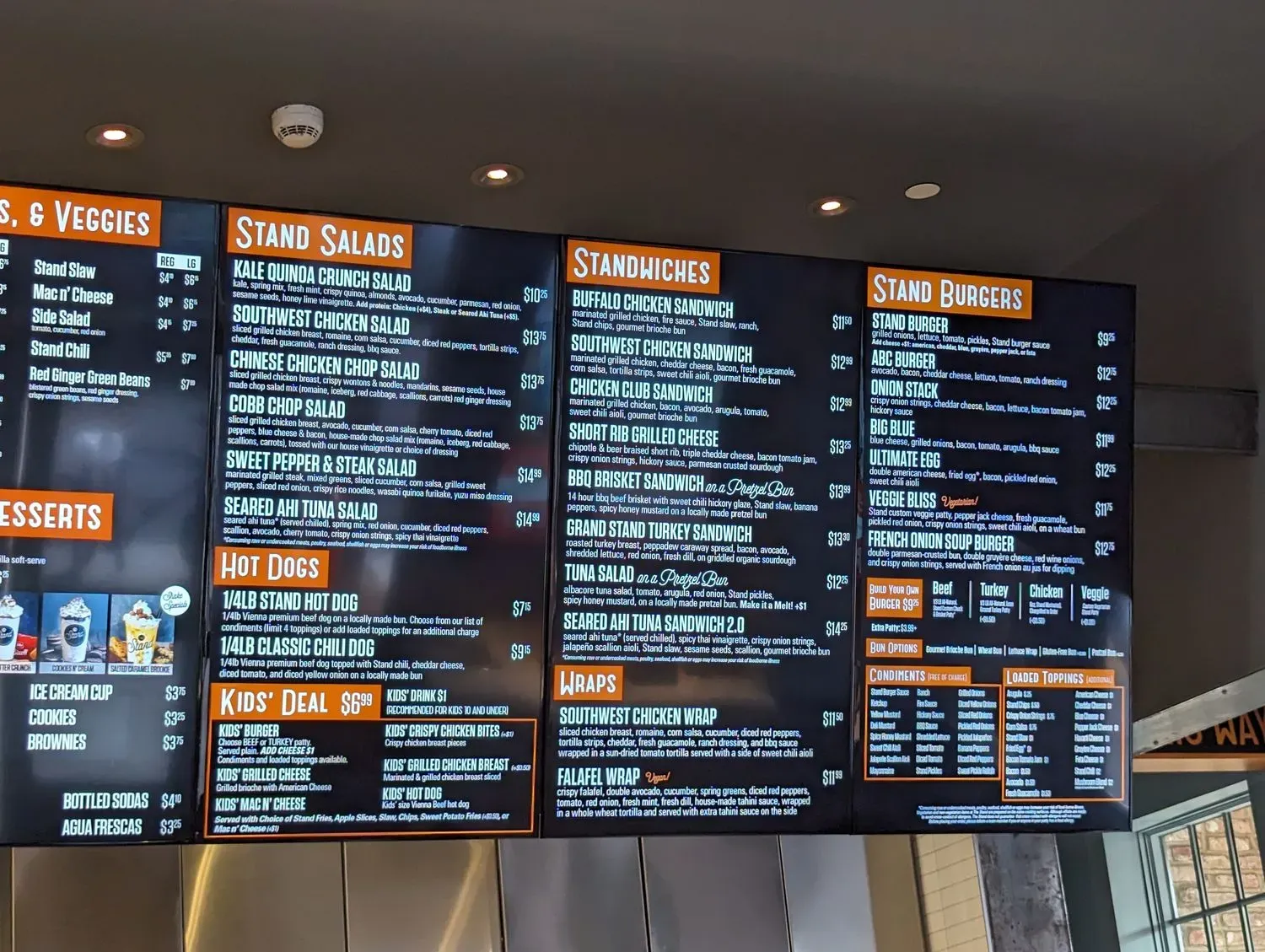 The Stand - American Classics Redefined Menu - Updated October 2025