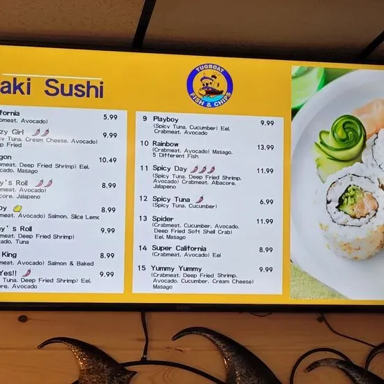 Tugboat Fish & Chips Menu | Lincoln, CA | Checkle