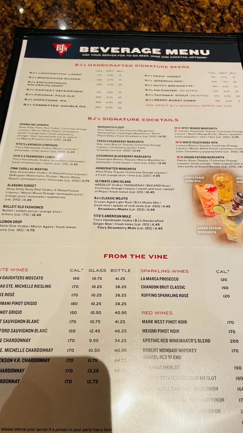 BJ's Restaurant & Brewhouse Menu - Updated November 2025