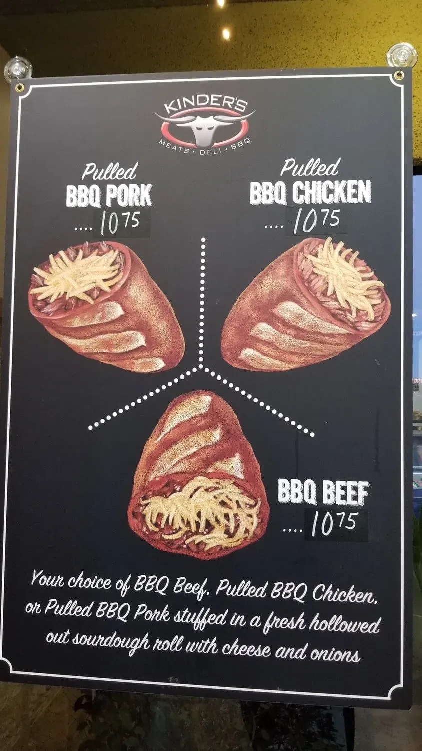 Kinder's Meats Deli BBQ & Catering Menu - Updated November 2025