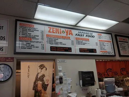 Zeni-Ya Japanese Fast Food Menu | Fresno, CA | Checkle