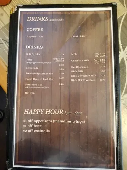 833 Brick Cafe Menu | Livermore, CA | Checkle