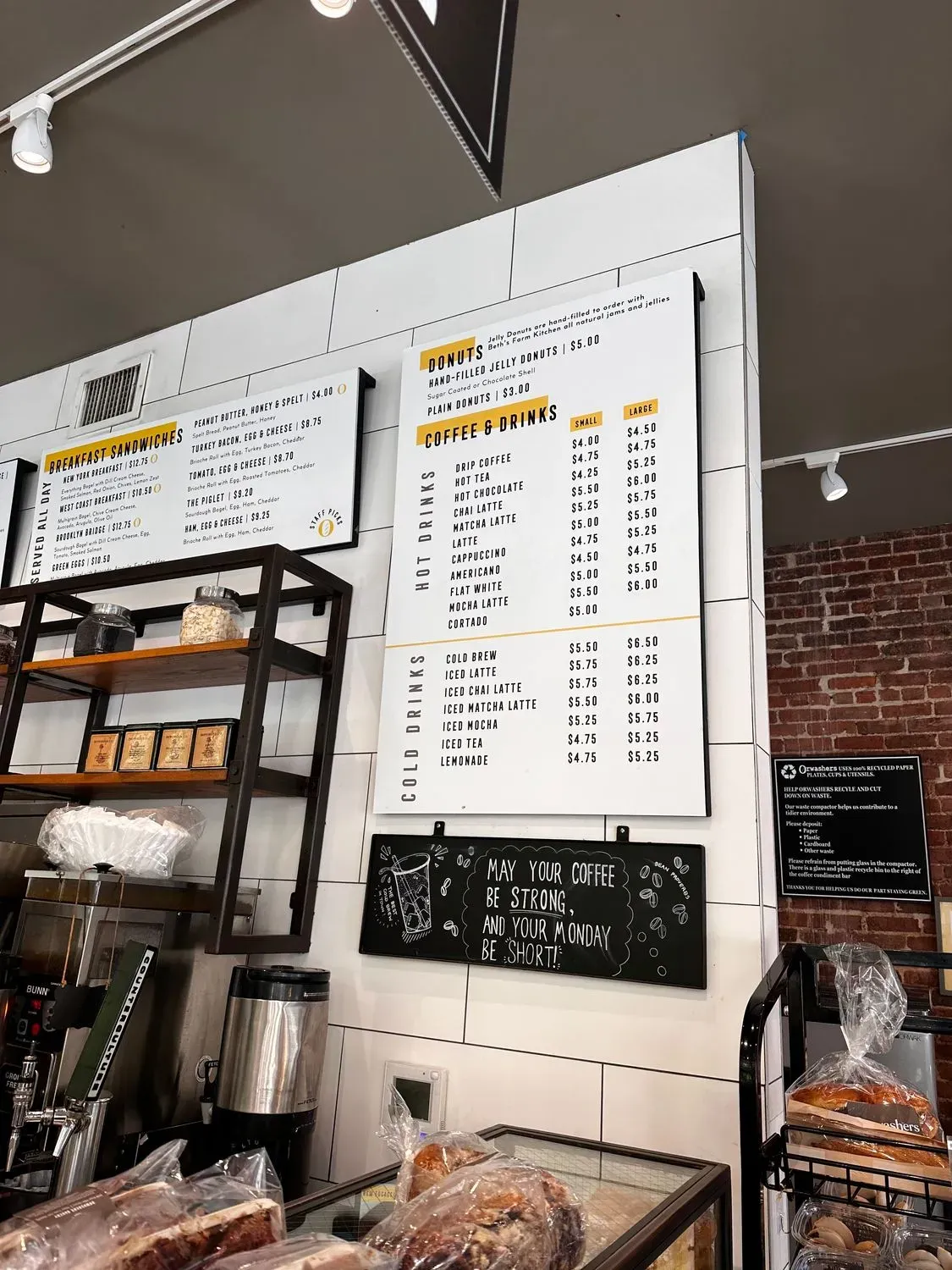 Orwashers Bakery Menu - Updated November 2025
