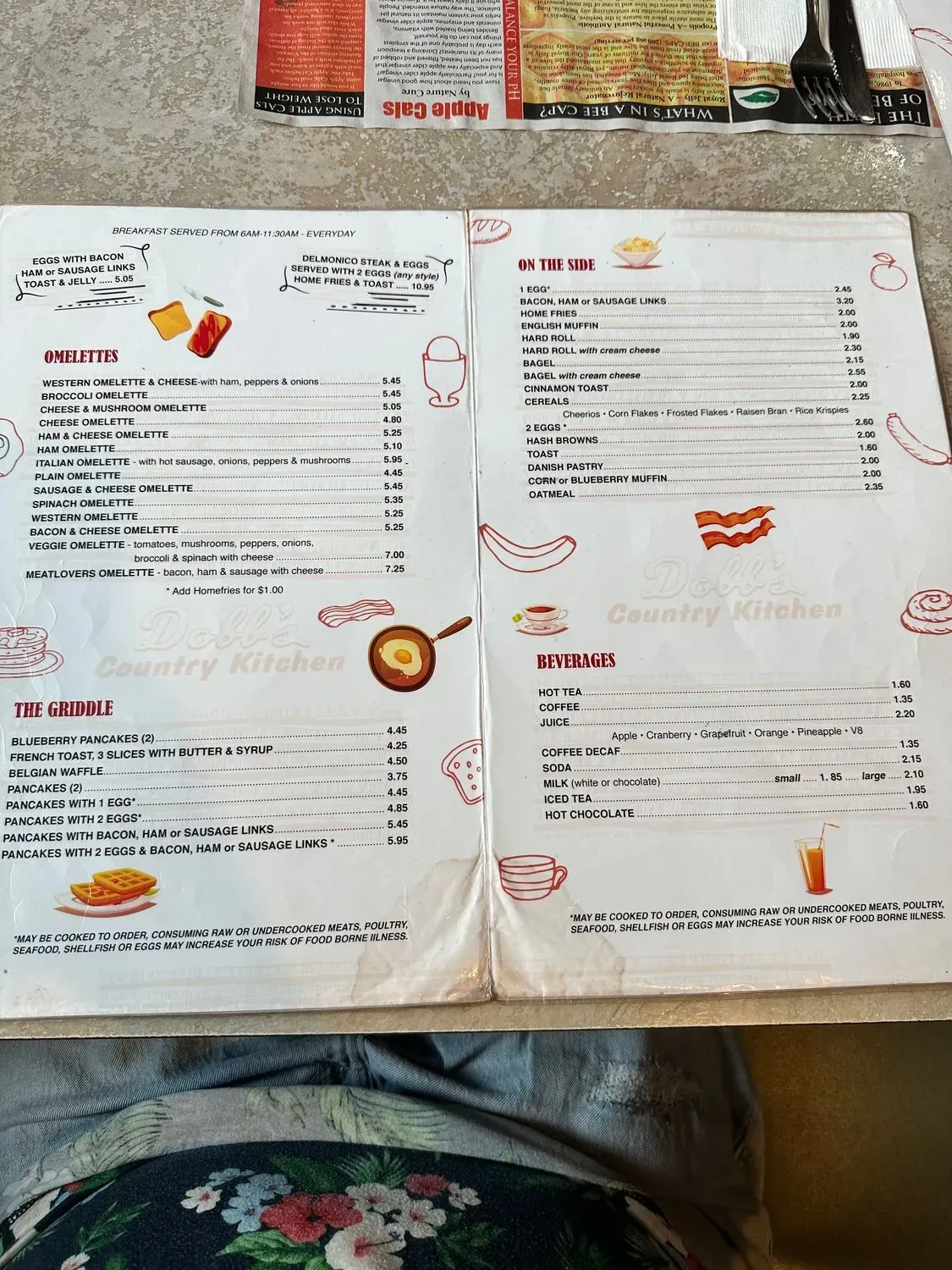 Dobb's Country Kitchen Menu | Hallstead, PA | Checkle