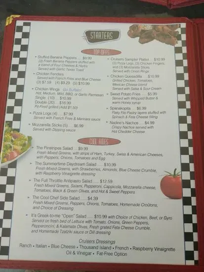 Cruisers Diner Menu | Cheektowaga, NY | Checkle