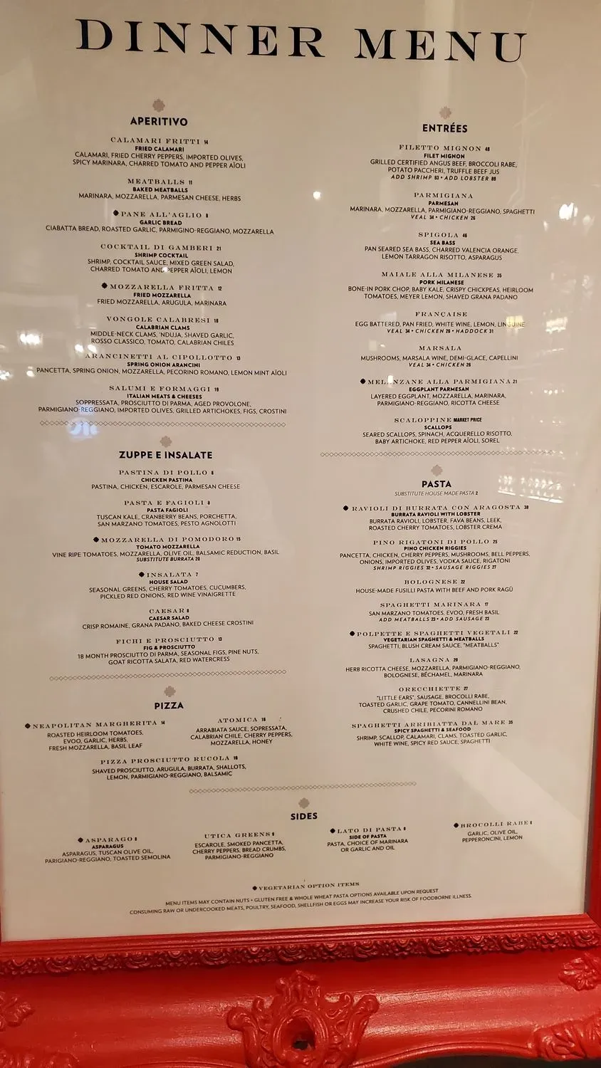 The Upstate Tavern Menu - Updated October 2025