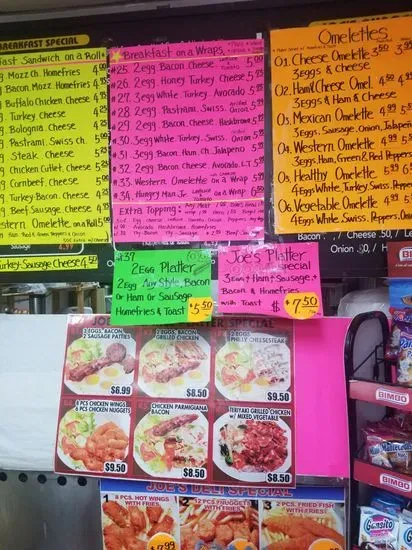 Joe's Deli Menu | Westbury, NY | Checkle