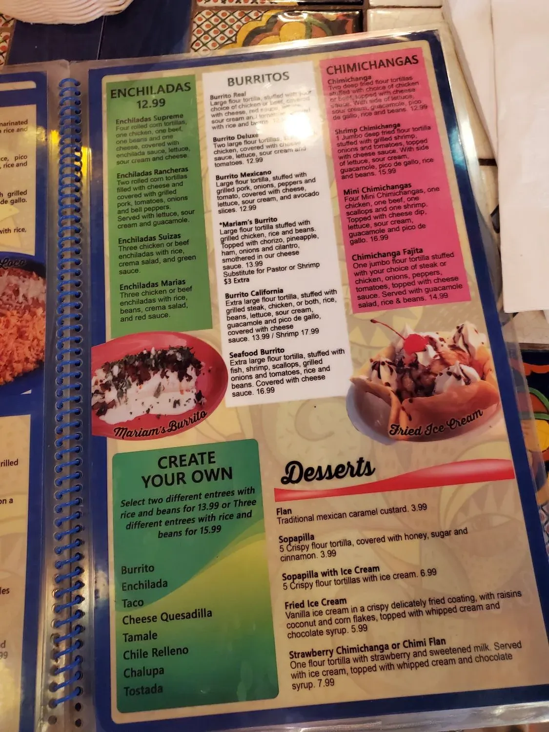 Blue Tequila Mexican Restaurant, Grill & Cantina Menu - Updated ...
