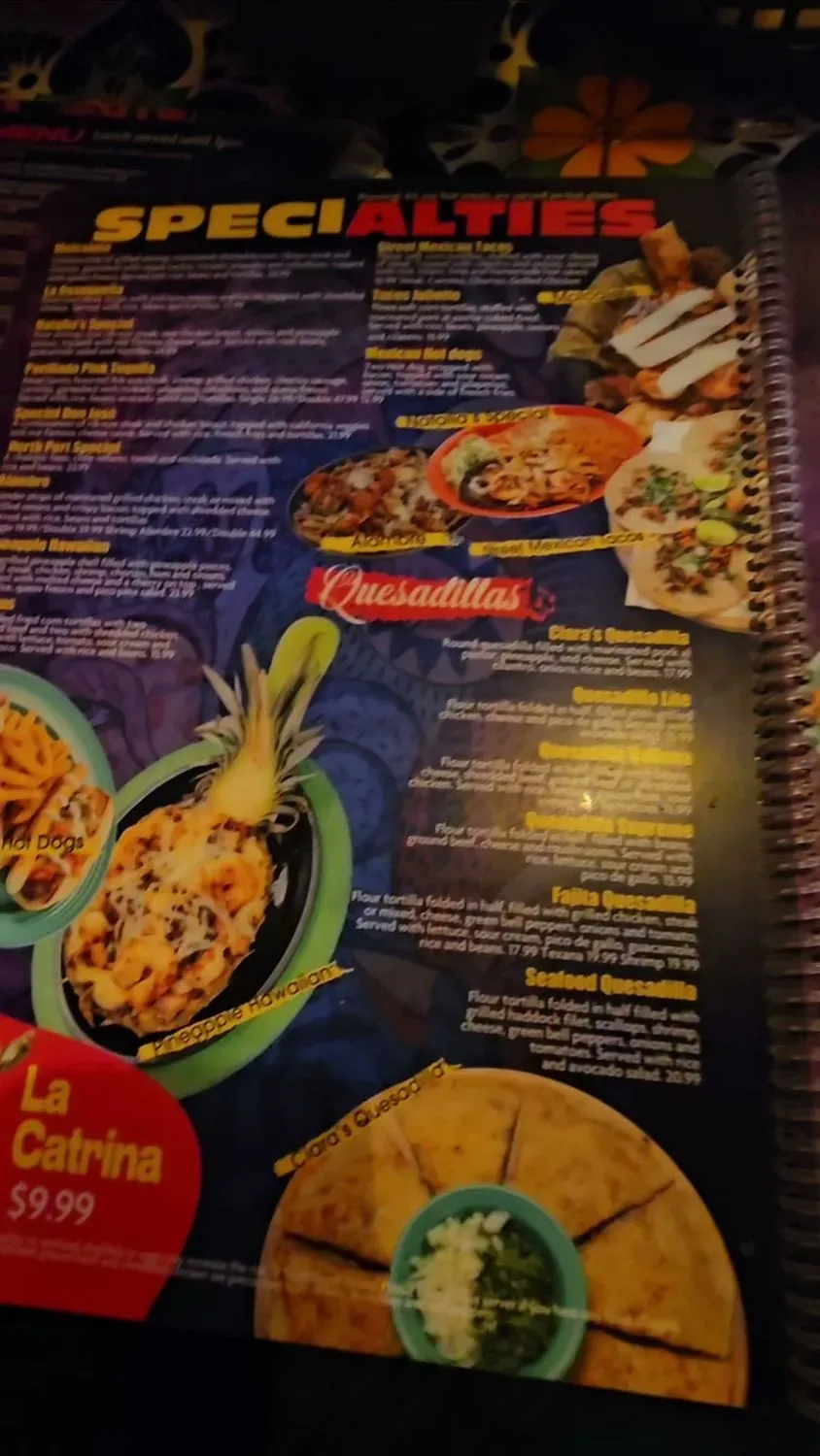 Blue Tequila Mexican Restaurant, Grill & Cantina Menu - Updated ...