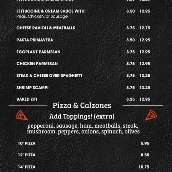 Chimento's Spaghetti House Menu | Saint Cloud, FL | Checkle