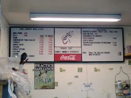 The Lake Lindsey Mall & Deli Menu | Brooksville, FL | Checkle