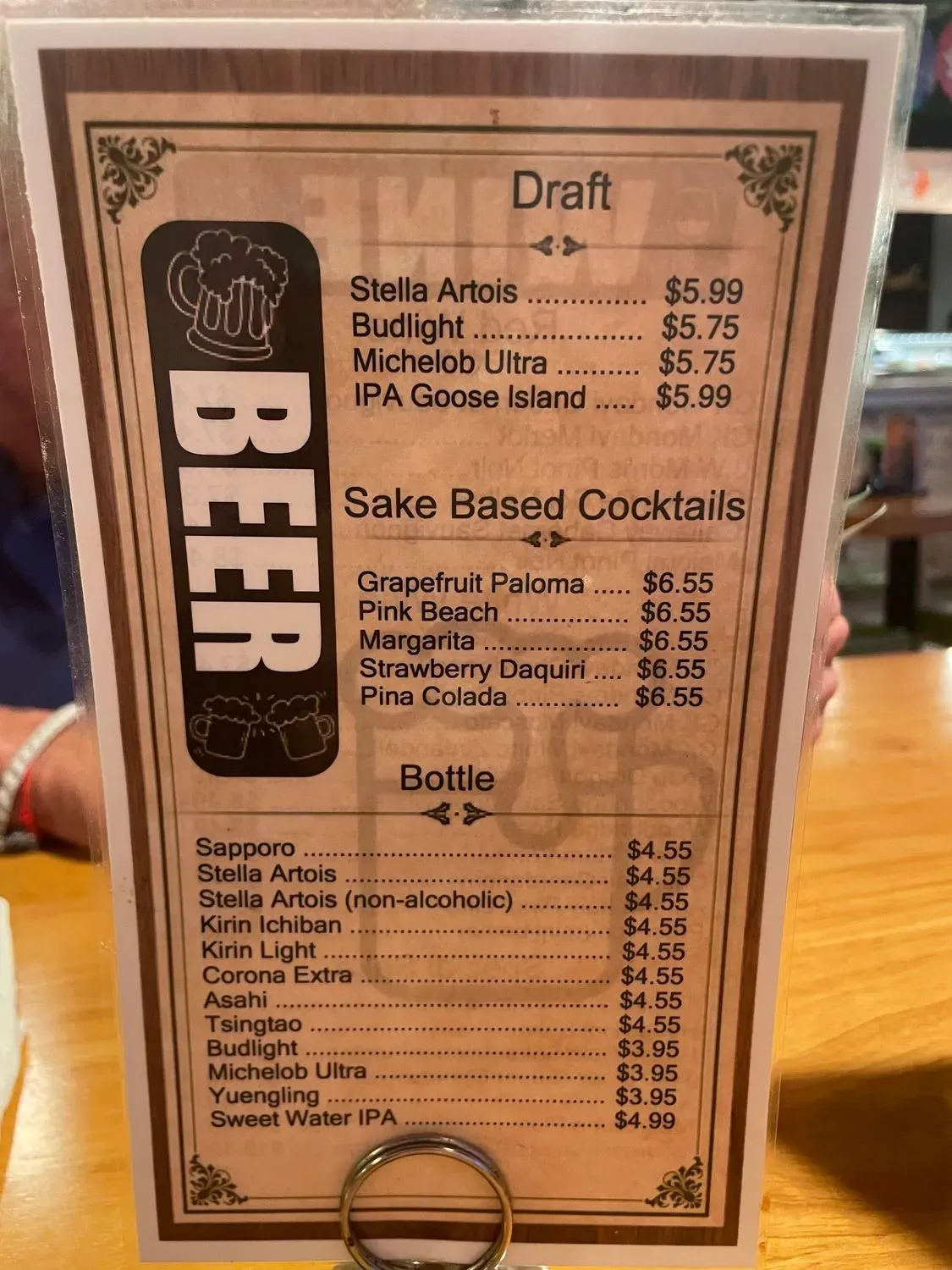 Big Bamboo Asian Fusion Menu - Updated November 2025