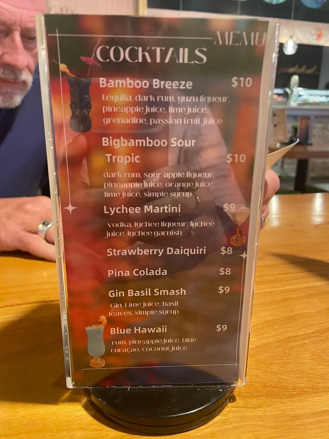 Big Bamboo Asian Fusion Menu - Updated November 2025