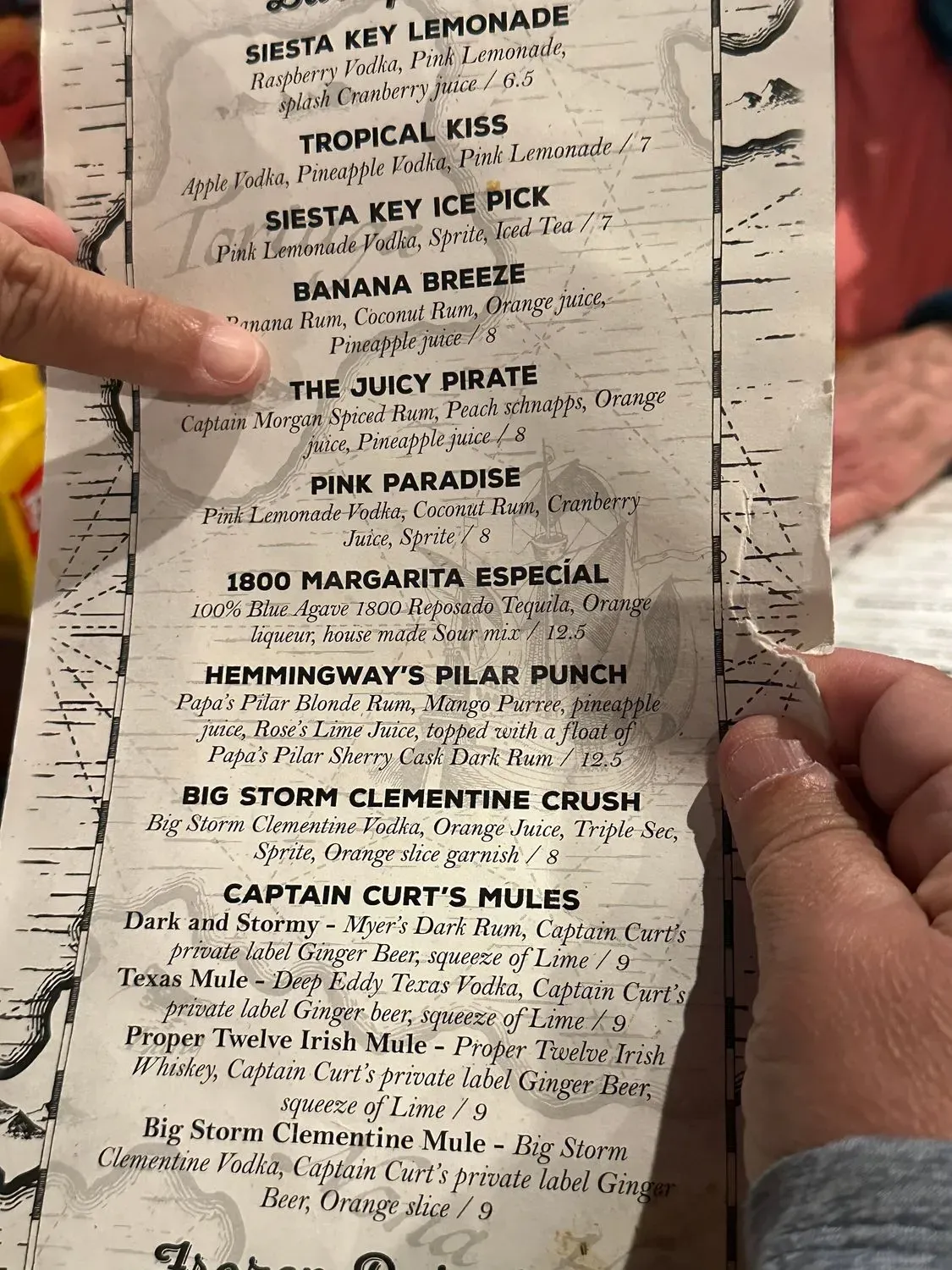 Captain Curt's Crab & Oyster Bar Menu - Updated October 2025