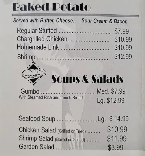 Johnny's Seafood Cafe Menu | Texas City, TX | Checkle