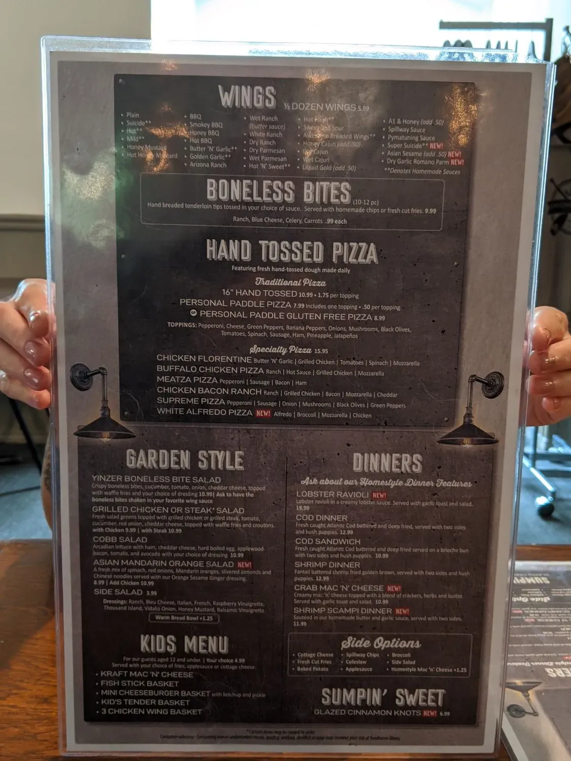 The Crooked Paddle Menu - Updated October 2025