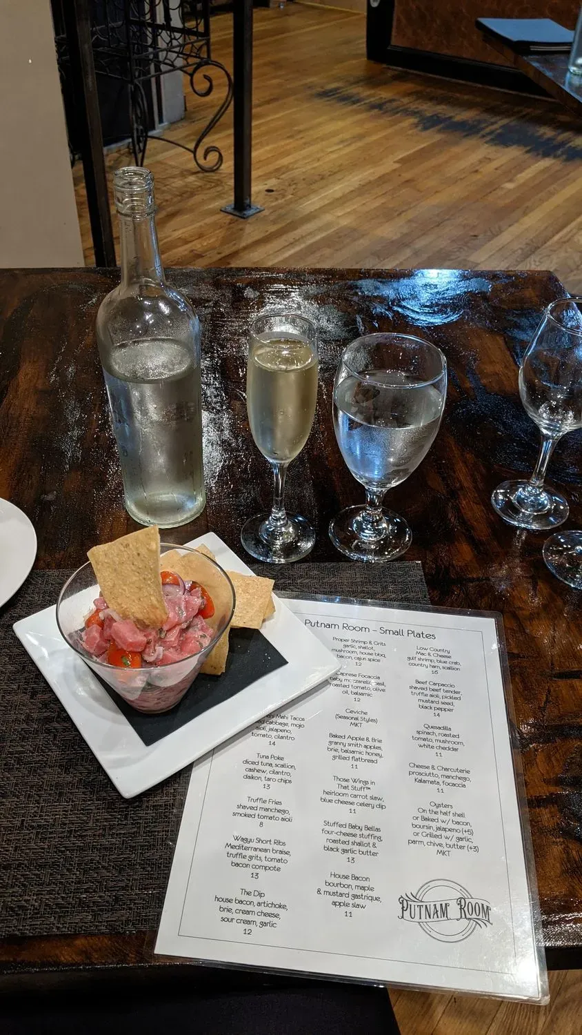 The Putnam Room Menu - Updated November 2025