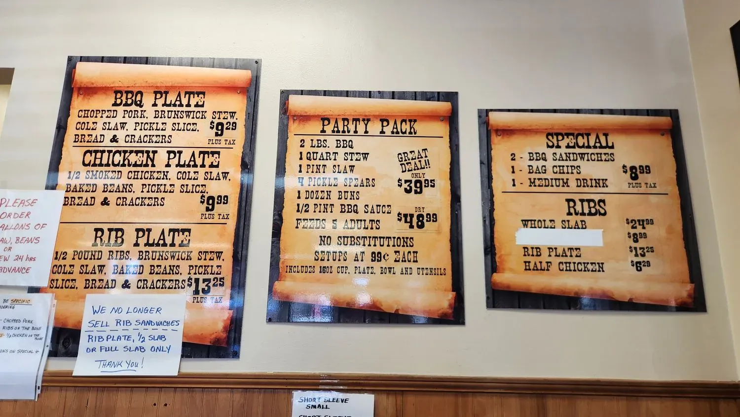 Fresh Air Barbecue - Macon Menu - Updated November 2025