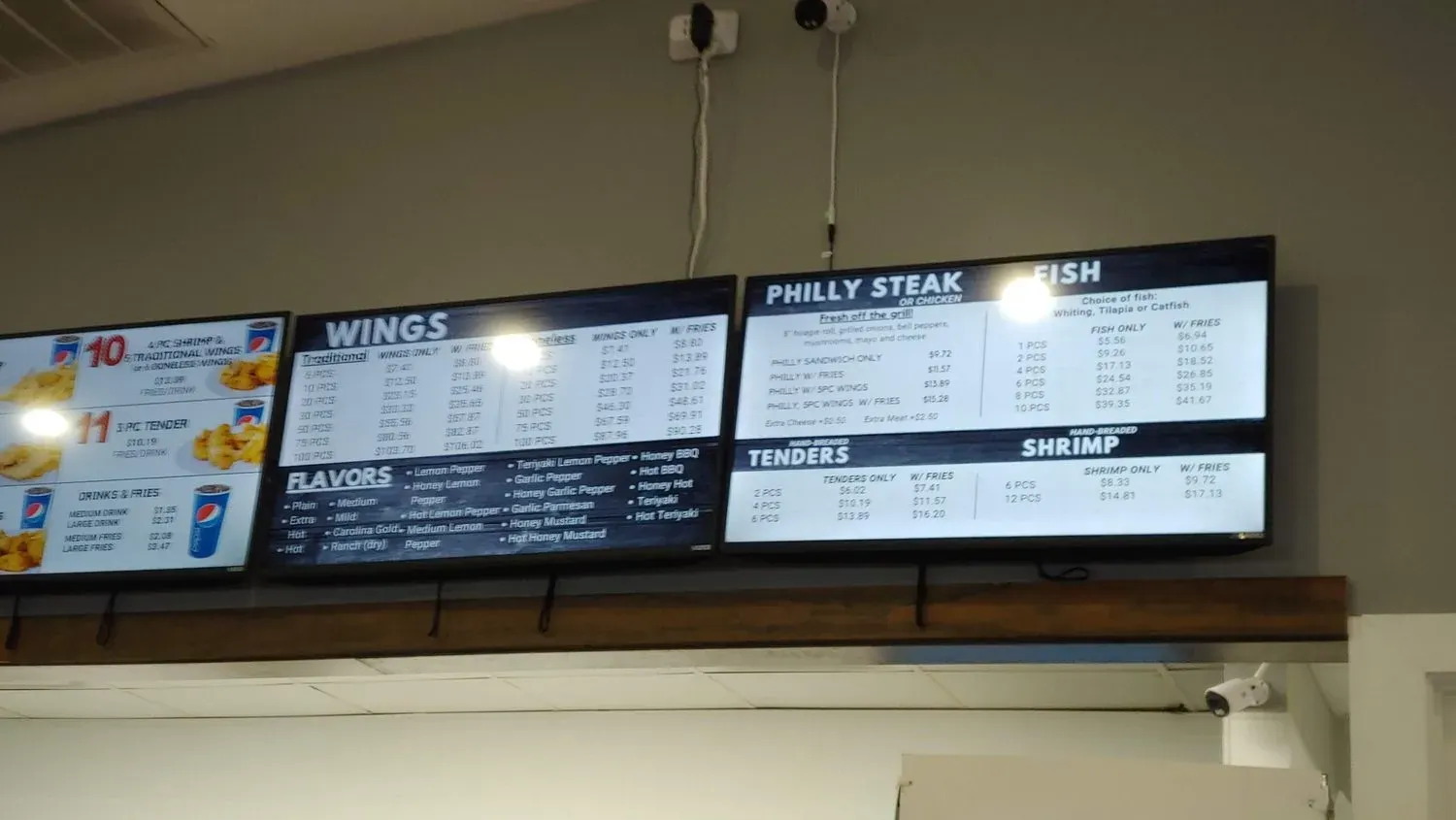 A Town Wings Menu - Updated August 2025