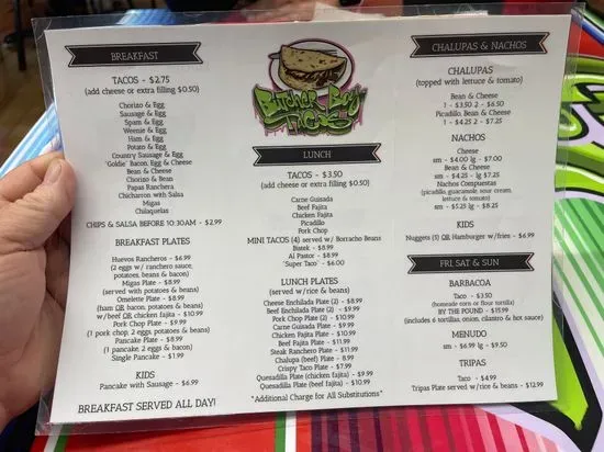Butcher Boy Taco House Menu | New Braunfels, TX | Checkle