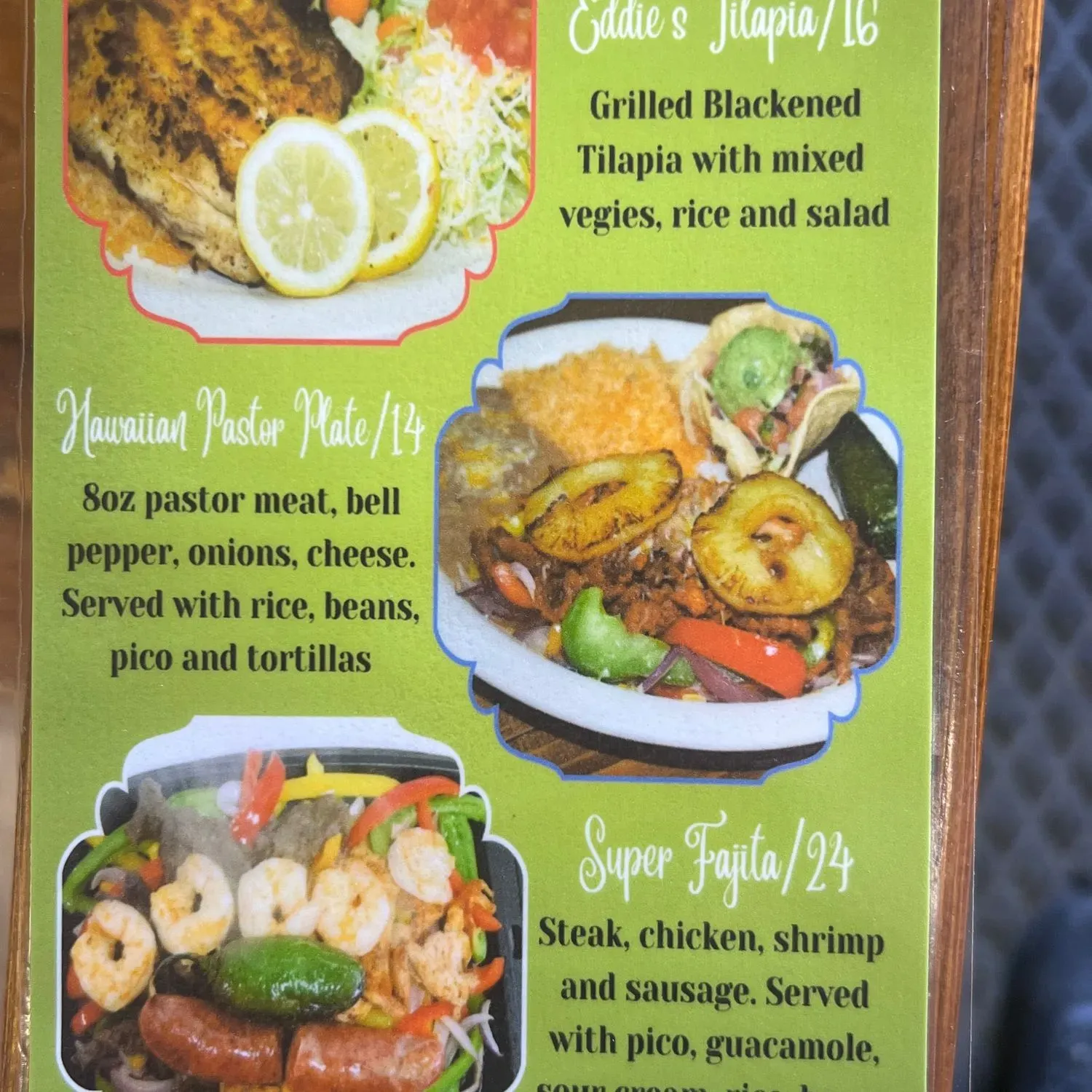 CW’s Authentic Tex-Mex Cuisine Menu | Joshua, TX | Checkle