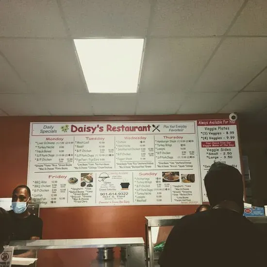 Daisy's Restaurant Menu | Memphis, TN | Checkle