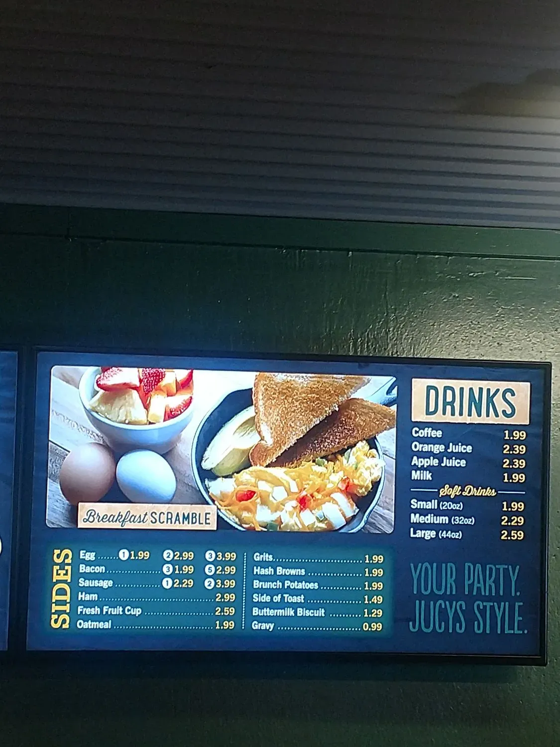 Jucys Hamburgers Menu - Updated October 2025