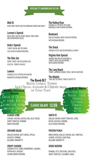 Oceanside brunch Menu | Oceanside, NY | Checkle