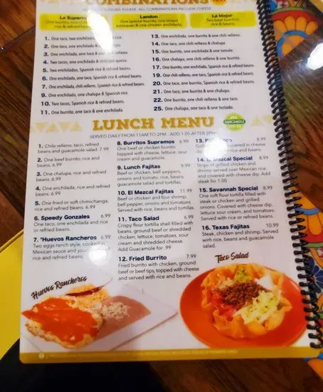 El Mezcal Mexican Restaurant and Tequila bar Menu | Pooler, GA | Checkle