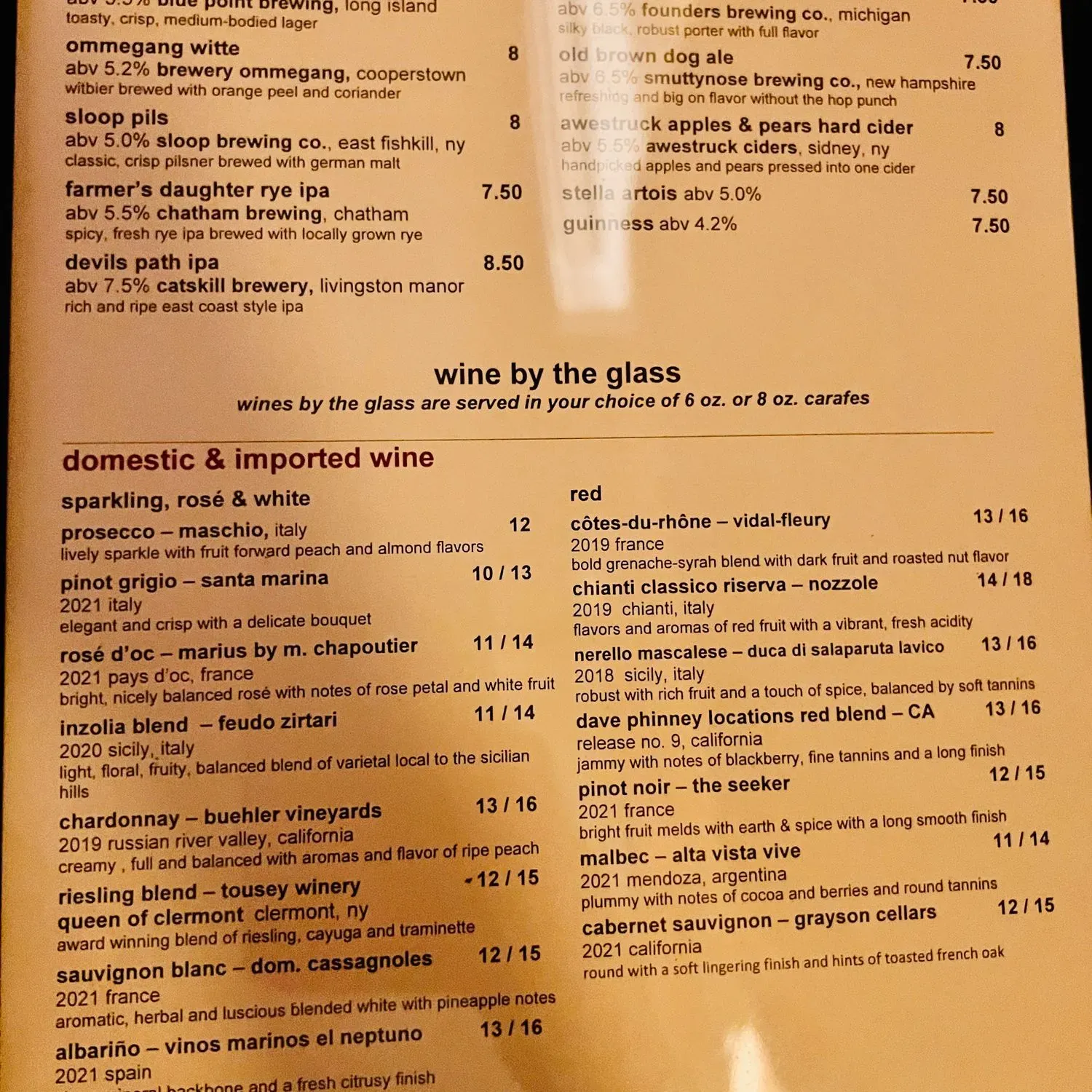 Terrapin Restaurant Menu - Updated November 2025