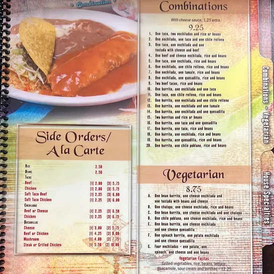 Gran Rio Mexican Restaurant Menu | Hannibal, MO | Checkle
