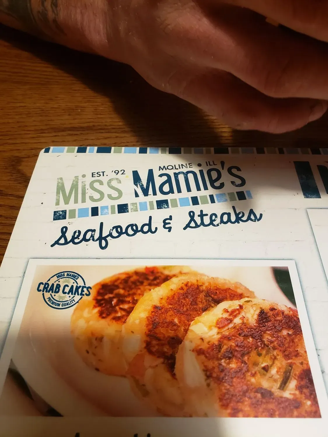 Miss Mamie's Menu - Updated November 2025