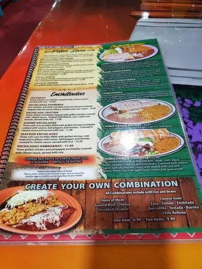 El Patron Mexican Restaurant Menu | Greentown, IN | Checkle