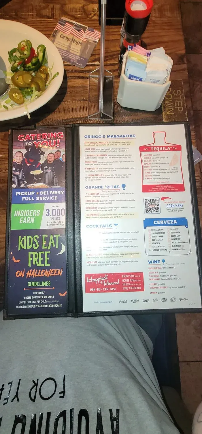 Gringo’s Mexican Kitchen {La Porte} Menu - Updated November 2025