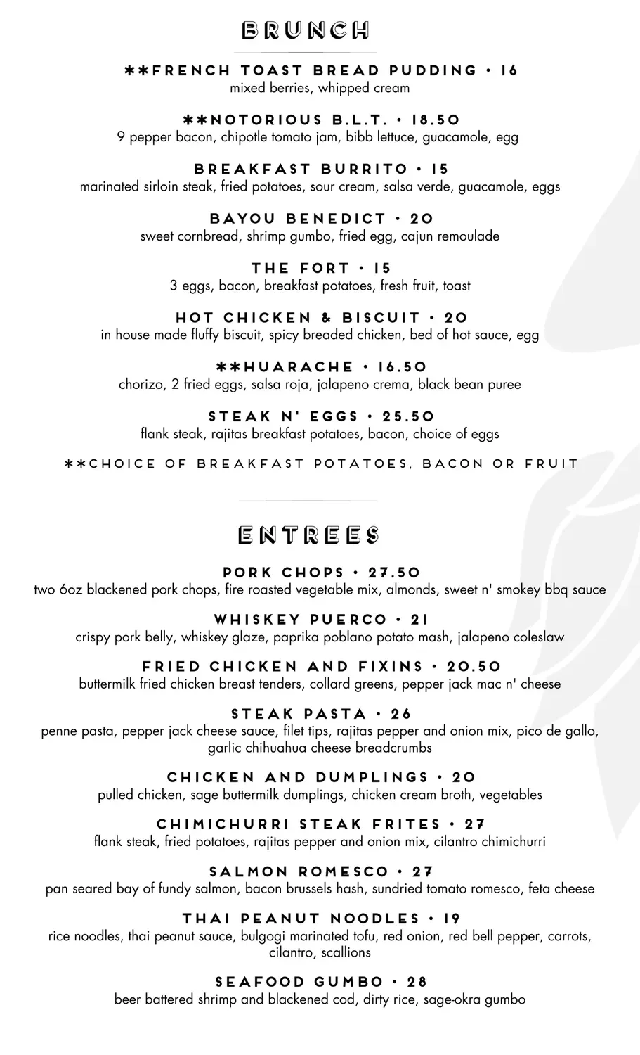The Hoppy Gnome Menu - Updated November 2025