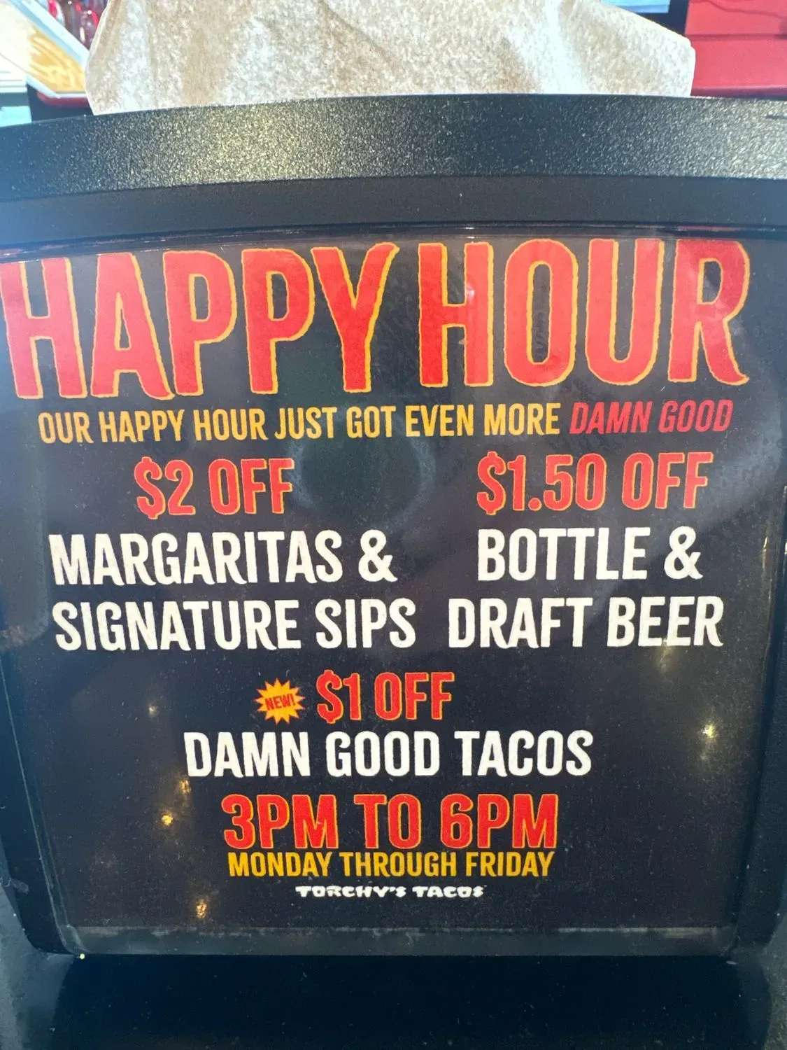 Torchy's Tacos Menu - Updated November 2025