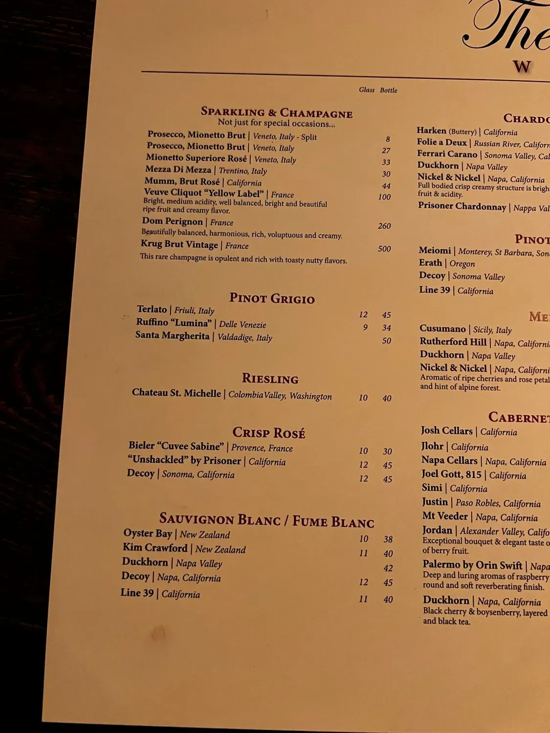The Primal Cut Menu - Updated October 2025