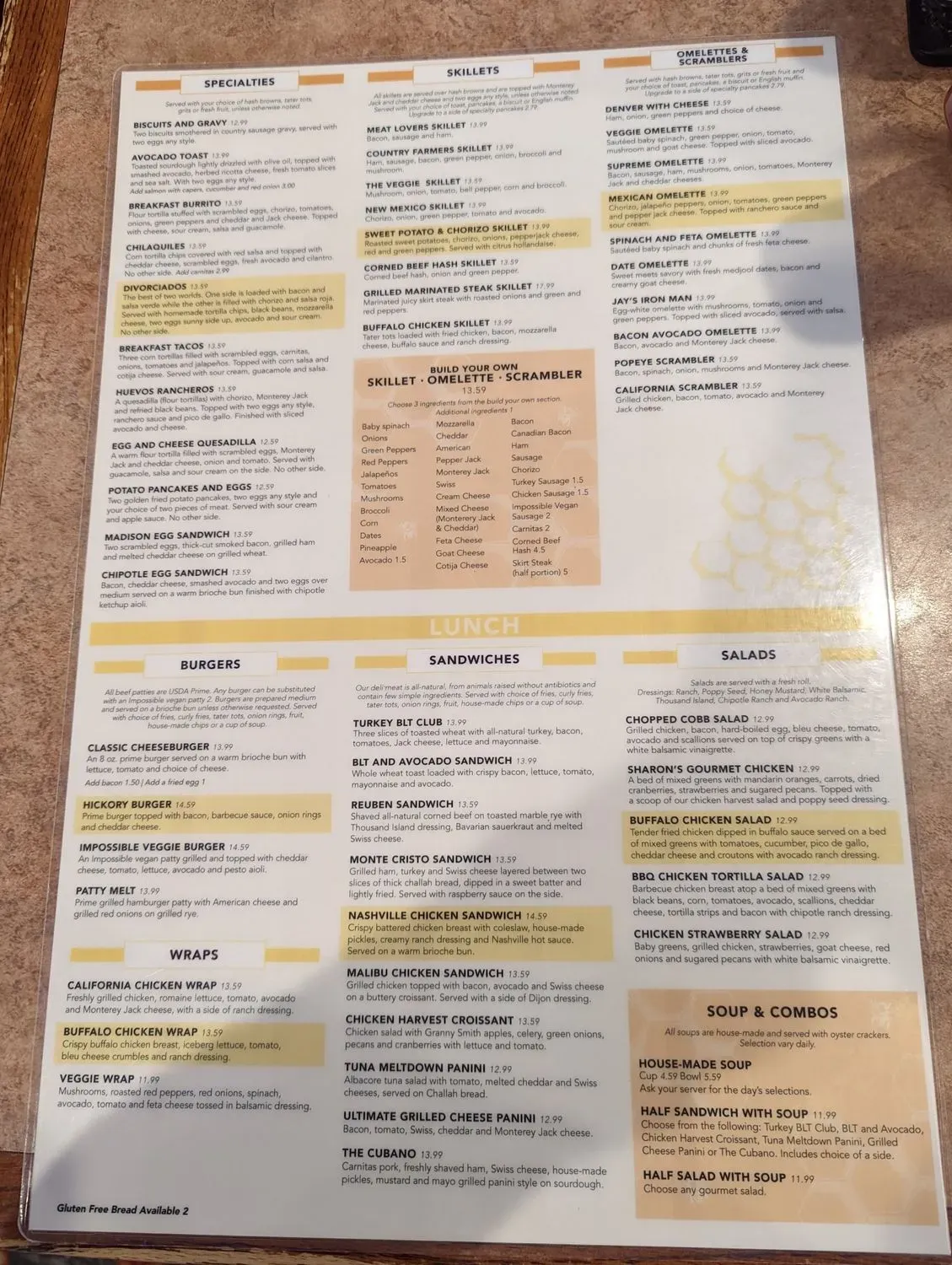 Honey-Jam Cafe (Darien/Downers) Menu - Updated November 2025