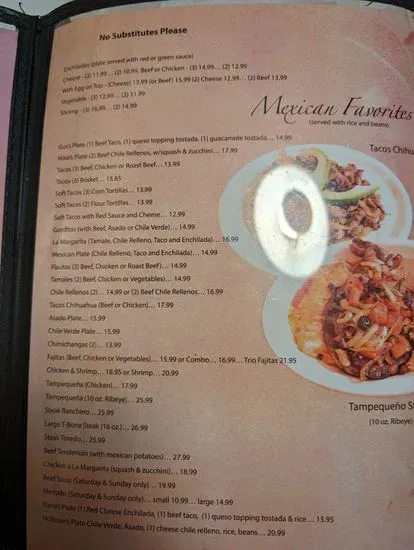La Margarita Mexican Food Menu | Odessa, TX | Checkle
