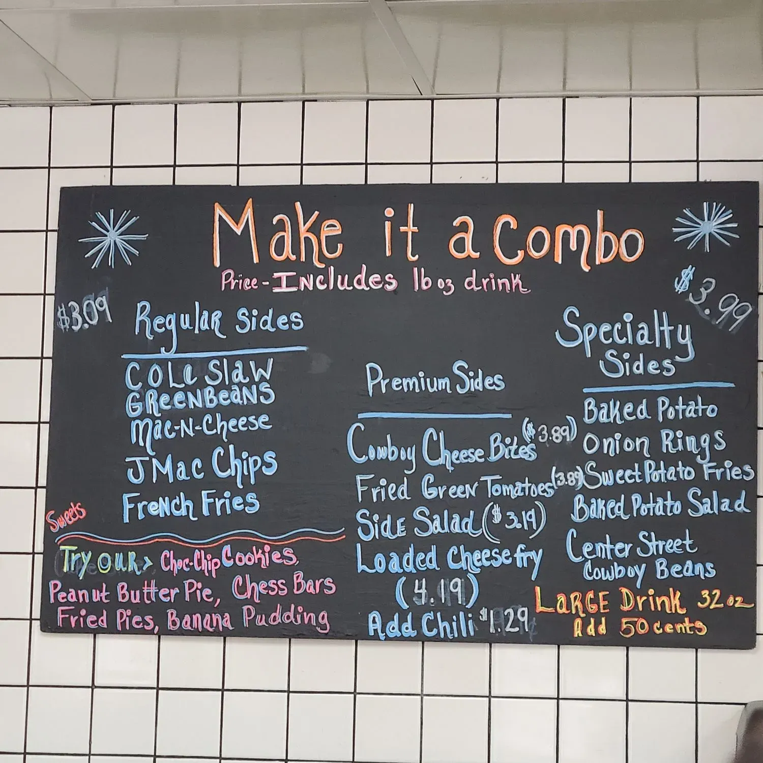 Center Street Grill & Smokehouse Menu - Updated November 2025